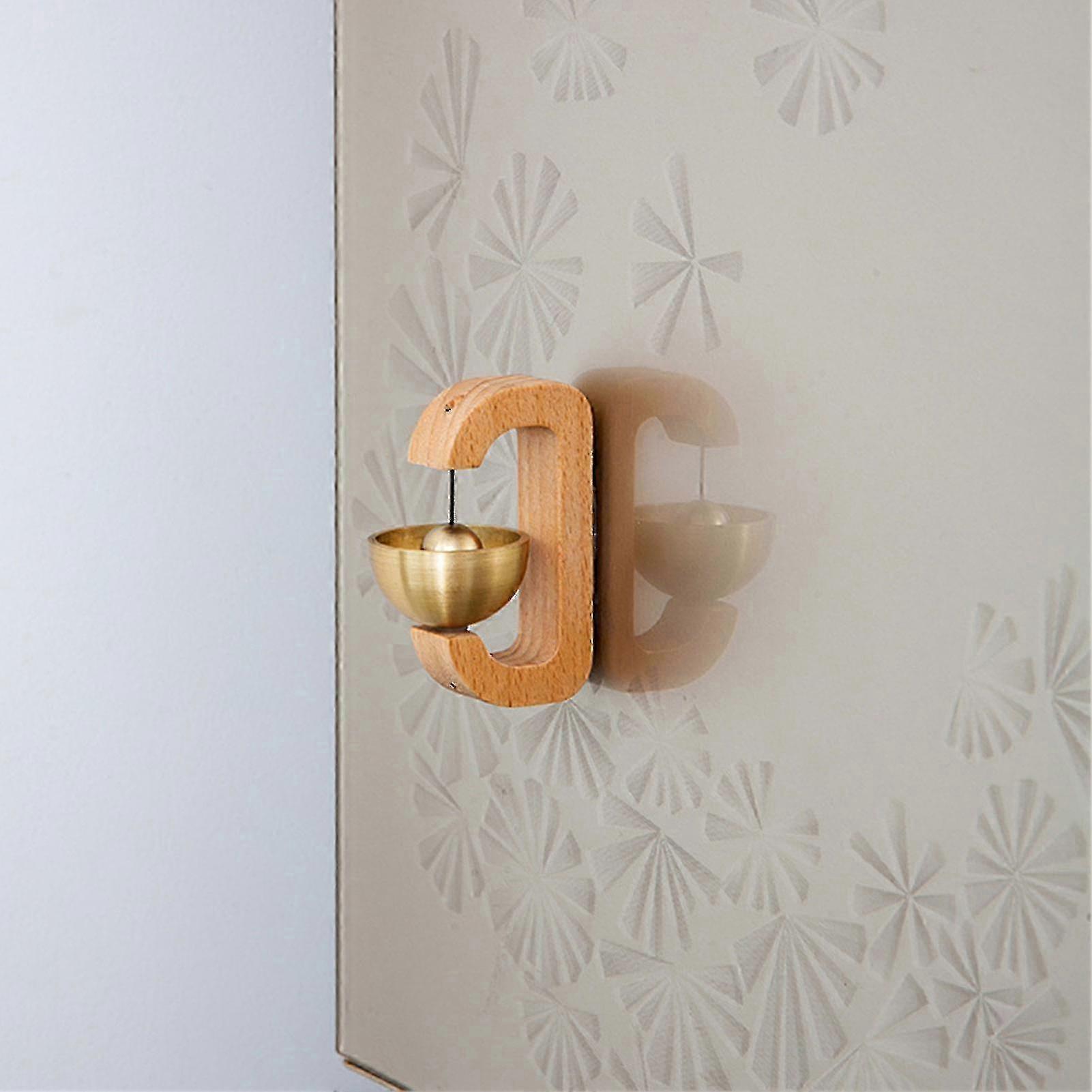 Shopkeepers Bell For Door Opening, Magnetic Attached Wood Doorbell ...