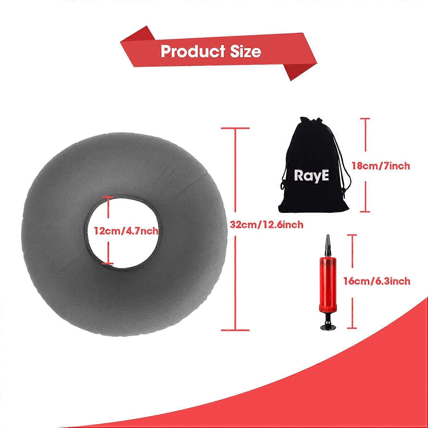 Sittdyna Ortopedisk Ringkudde Uppblåsbar Hemorrojd Behandling Sängsår ...