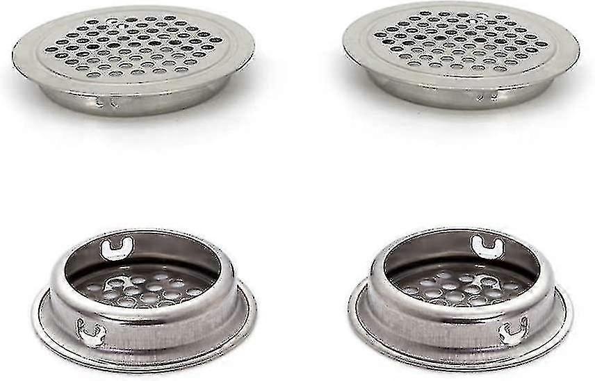 25 Pieces Round Ventilation Grille Stainless Steel Ventilation Grille ...