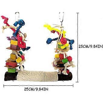 Large Parrot Swing, Bird Swing, Parrot Toy, Hemp Rope Nets For ...