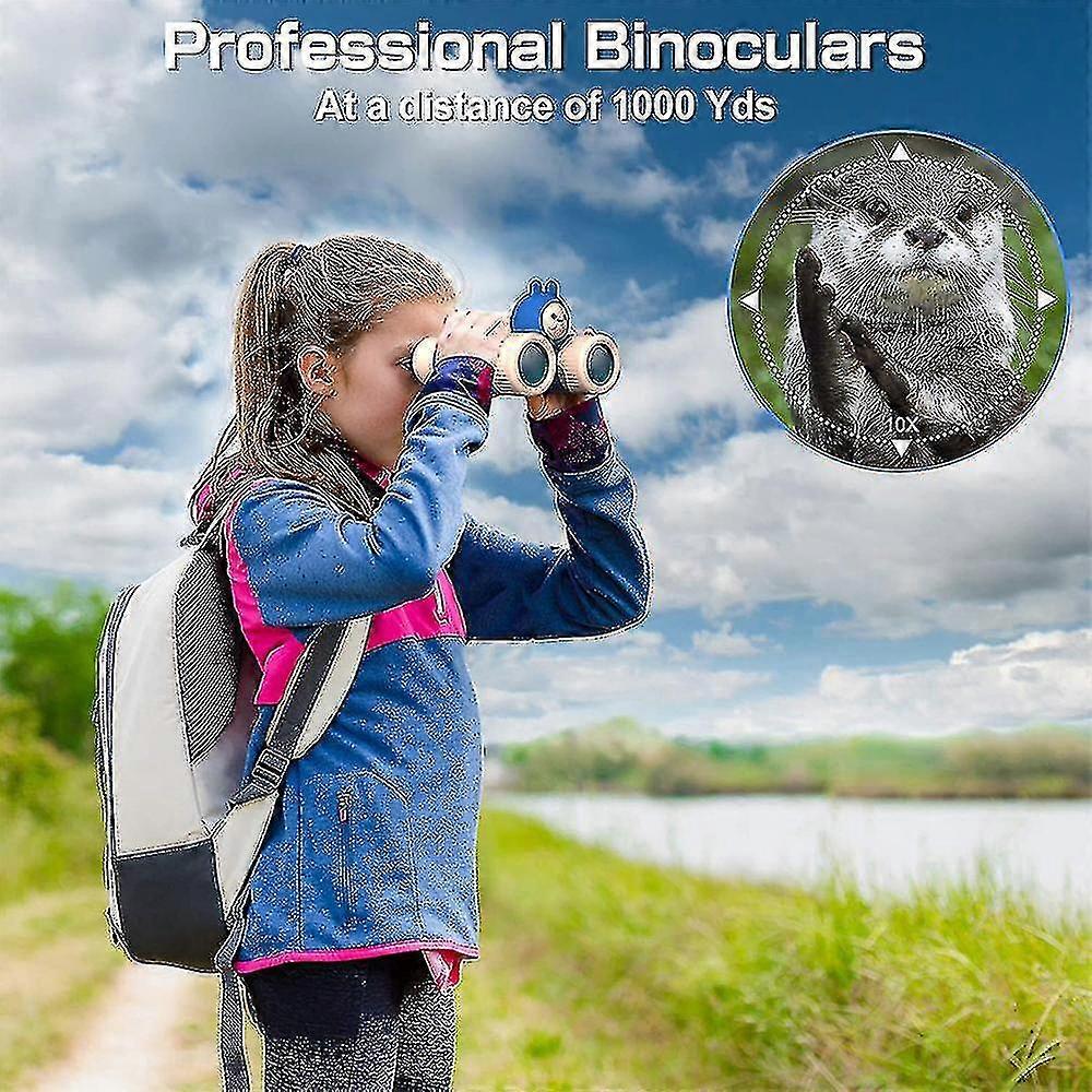 Binoculars For Kids,10x28 Powerful Magnification, Prism Hd Real Zoom ...
