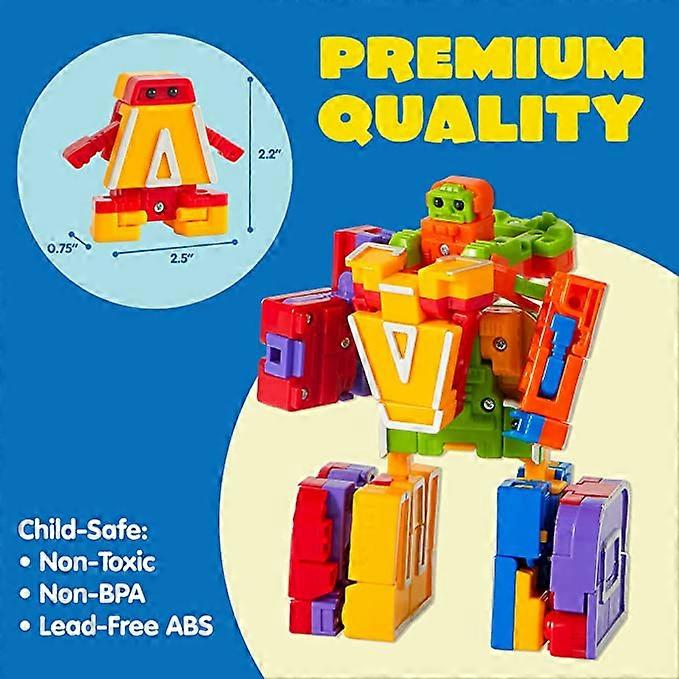 Alphabet Robots Toys for Kids, ABC Learning Toys, Alphabots, Letters ...