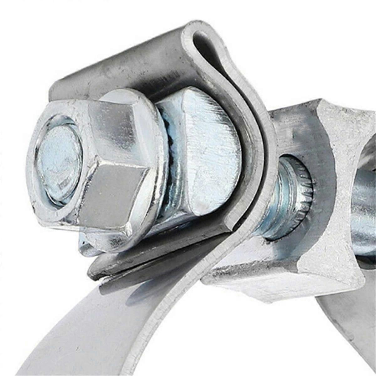 Car 66.5mm Stainless Steel Exhaust Pipe Connector Clamp for BMW E81 E87 ...