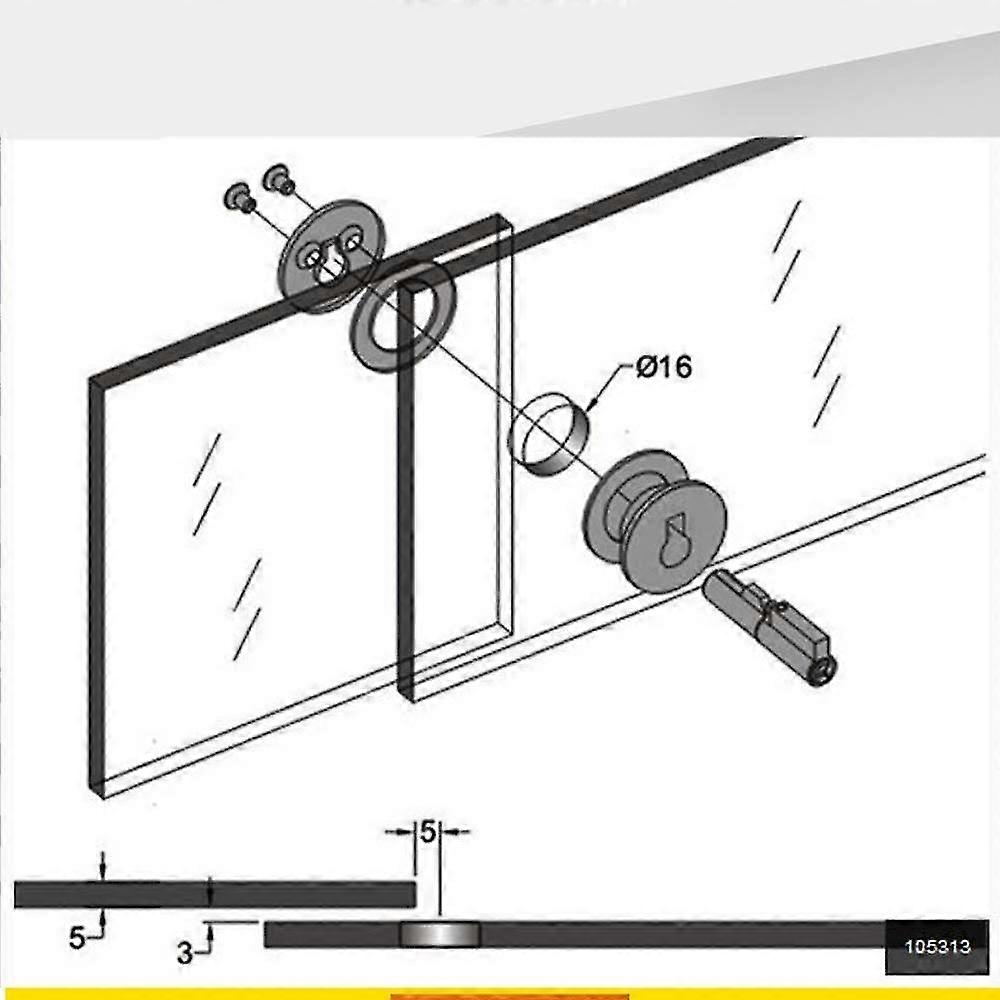 Glass door lock. Sliding door lock. Round glass lock. Movable door lock ...