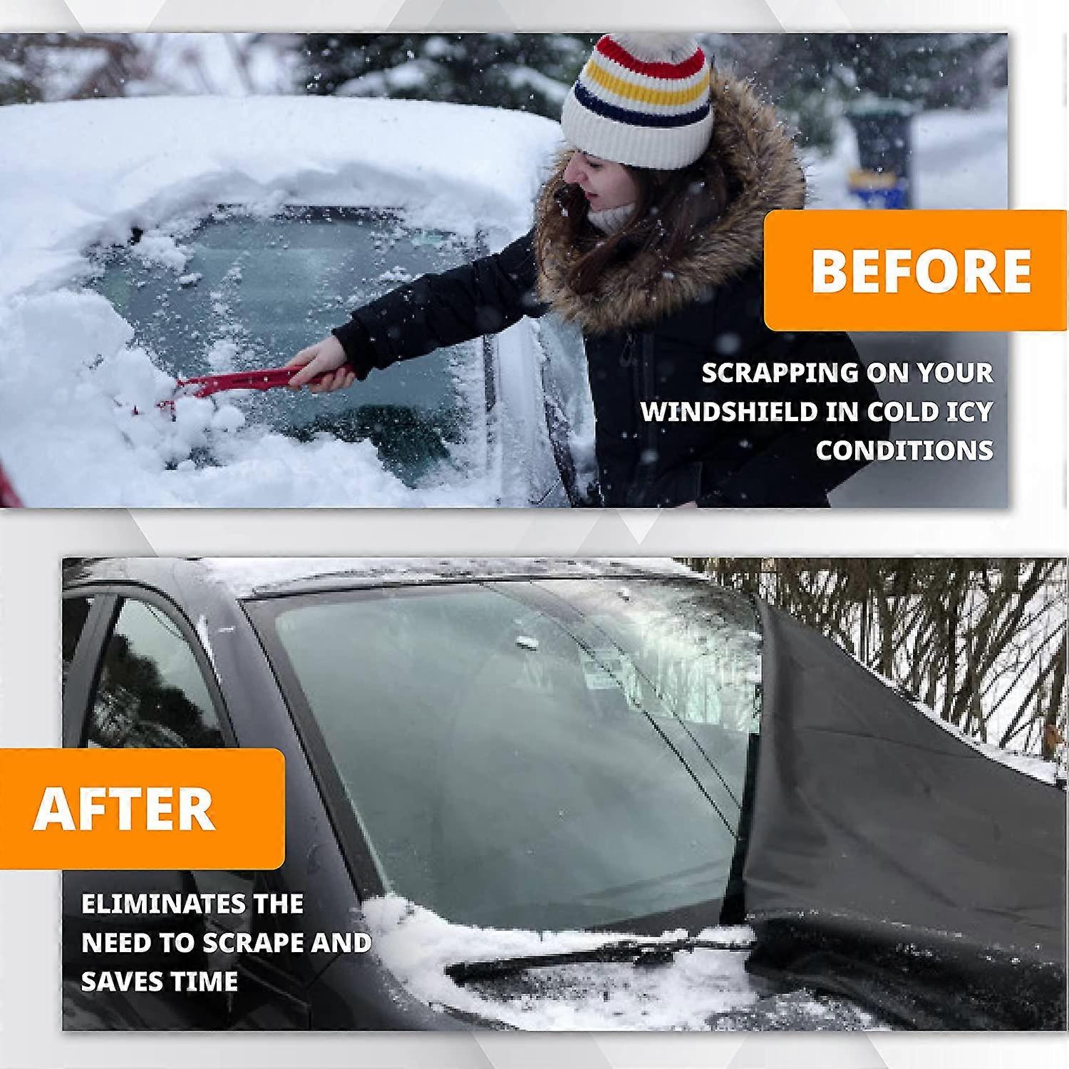 Car Windshield Cover for Ice and Snow | Upgraded 600D Oxford Fabric ...