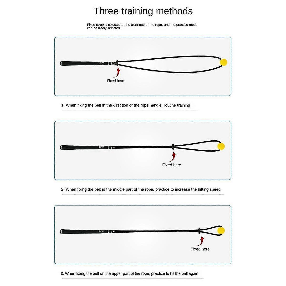 Swing Practice Rope Fitness Exercise Beginner Posture Corrector Golf ...