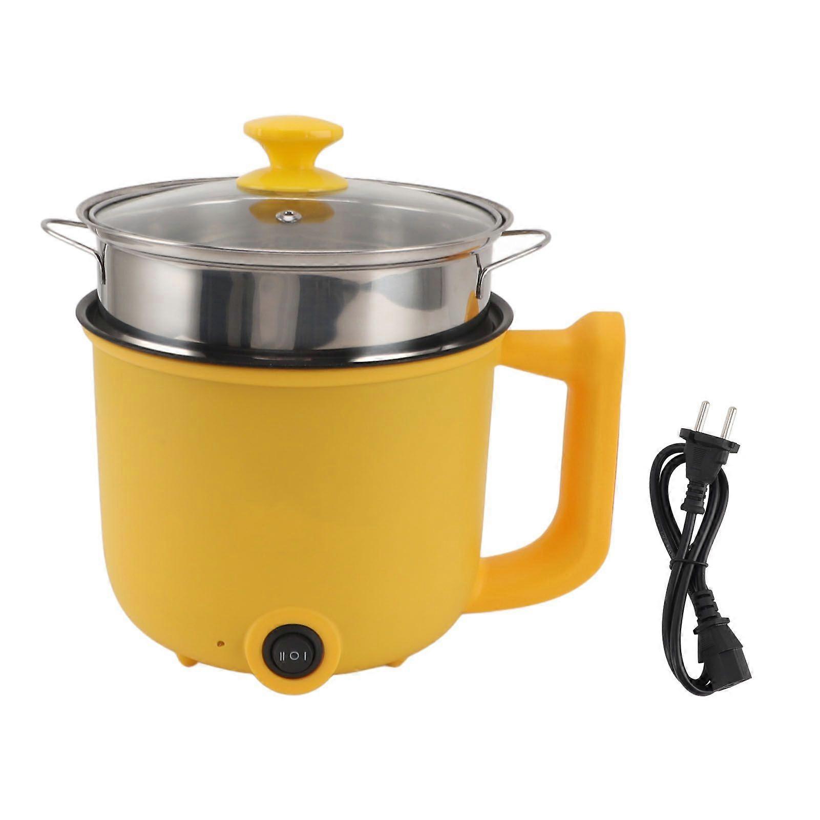 Elektrischer Nudelkocher Gelb 1,8 l 2 Geschwindigkeitseinstellung 600 W ...
