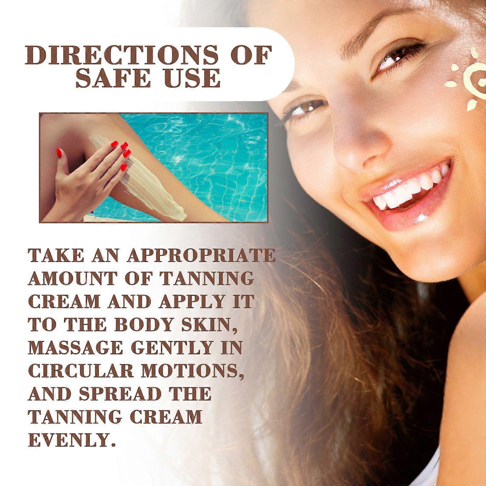 Tanning Cream, Outdoor Suntanning Milk Wheat Tan Bodybuilding Natural ...