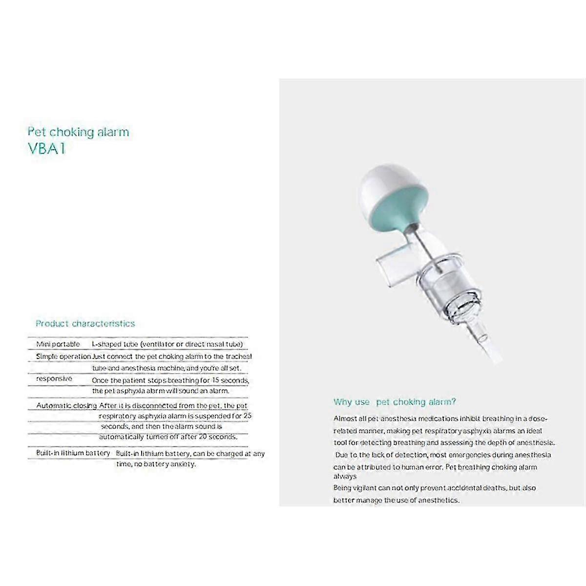 Pet Choking Alarm Sensor Monitor Animal Cat Dog Choking Alarm ...