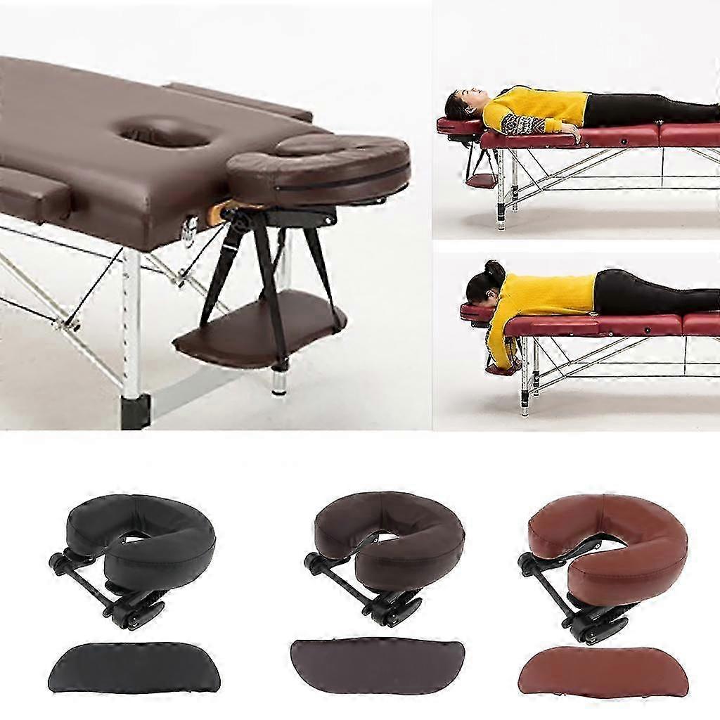 Folding Face Cradle Headrest for Spa Chairs with Massage Table Platform ...