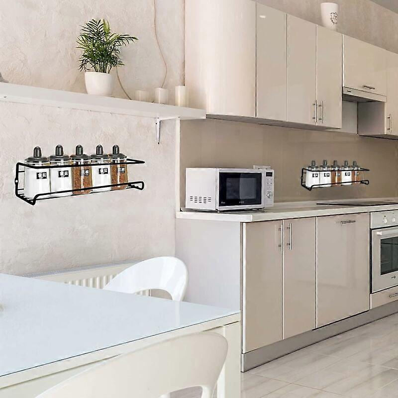 Wall Mounted Spice Rack, Space-Saving Organizer, Flexible Installation ...