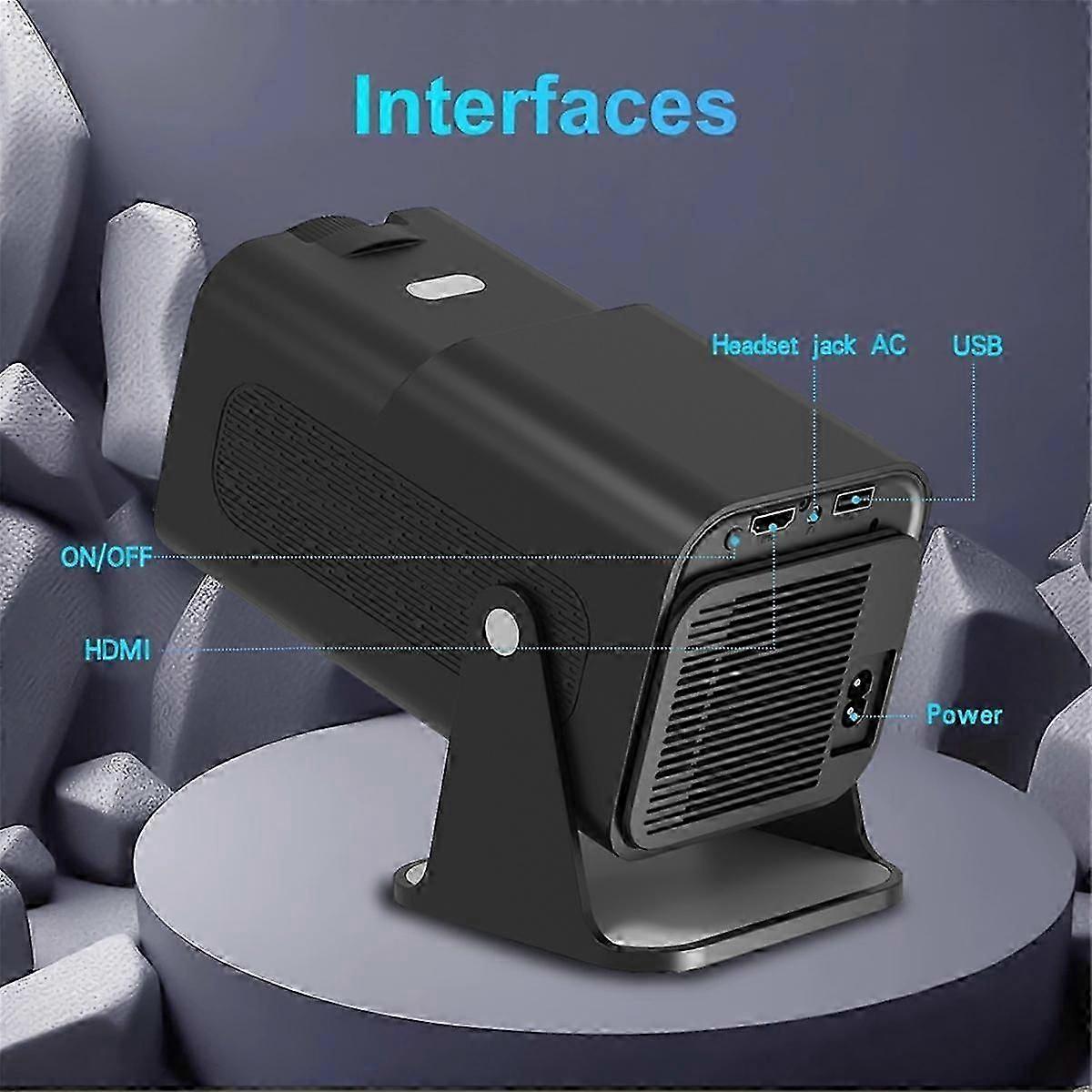 2026 new Projector Y6S Android WIFI Projector Home Portable Wall ...
