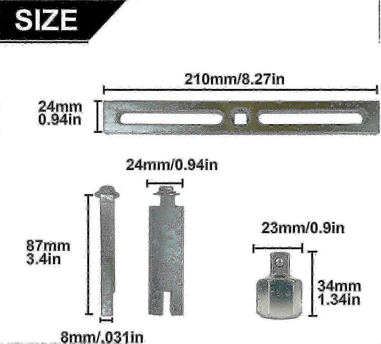 Fuel pump removal kit for Fiat, specialty spanner wrench for tanks ...