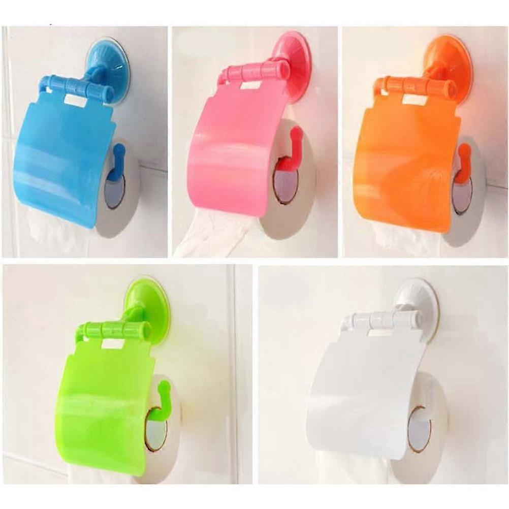 Tissue Box Toilet Paper Holder with Cover for Wall Mounted Blue | Fruugo UK