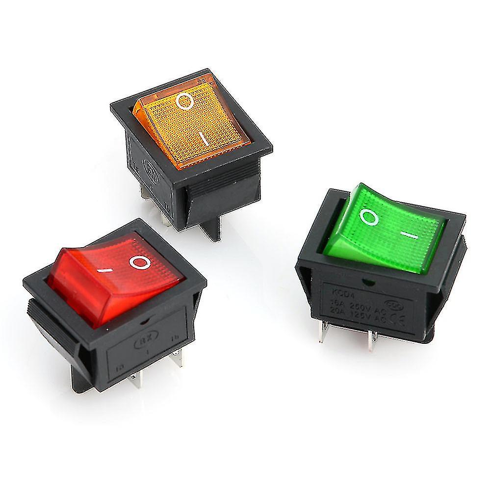 Waterproof Kcd4 Boat Rocker Switch 4 Pin 2 Position Snap-in Rocker ...