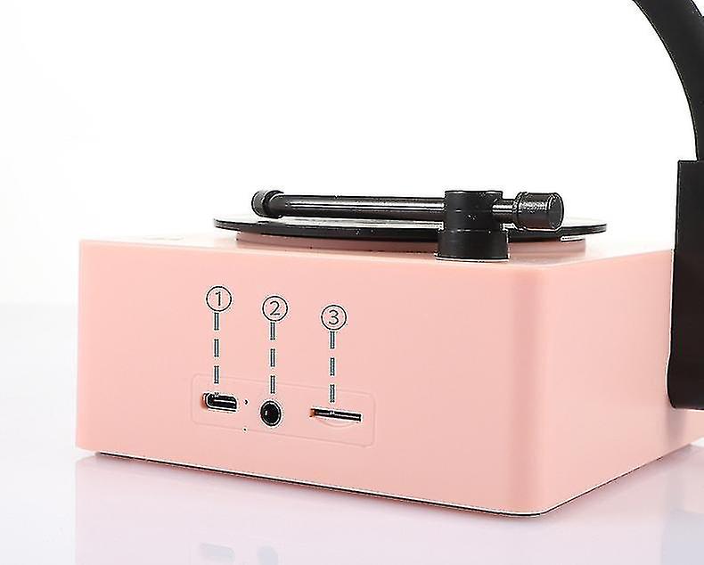 Mini Retro Horn Flower Audio Rotary Record Player Speaker Phonograph ...