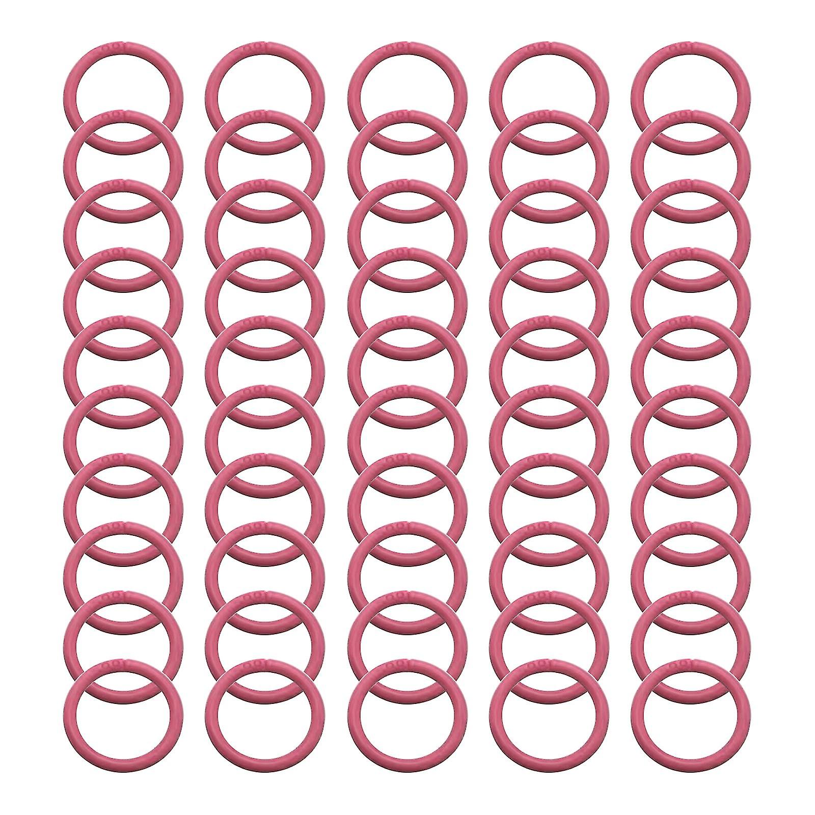 50pcs Colorful Circle Ring Scrapbook Binding Buckle Hoop Binder Rings ...