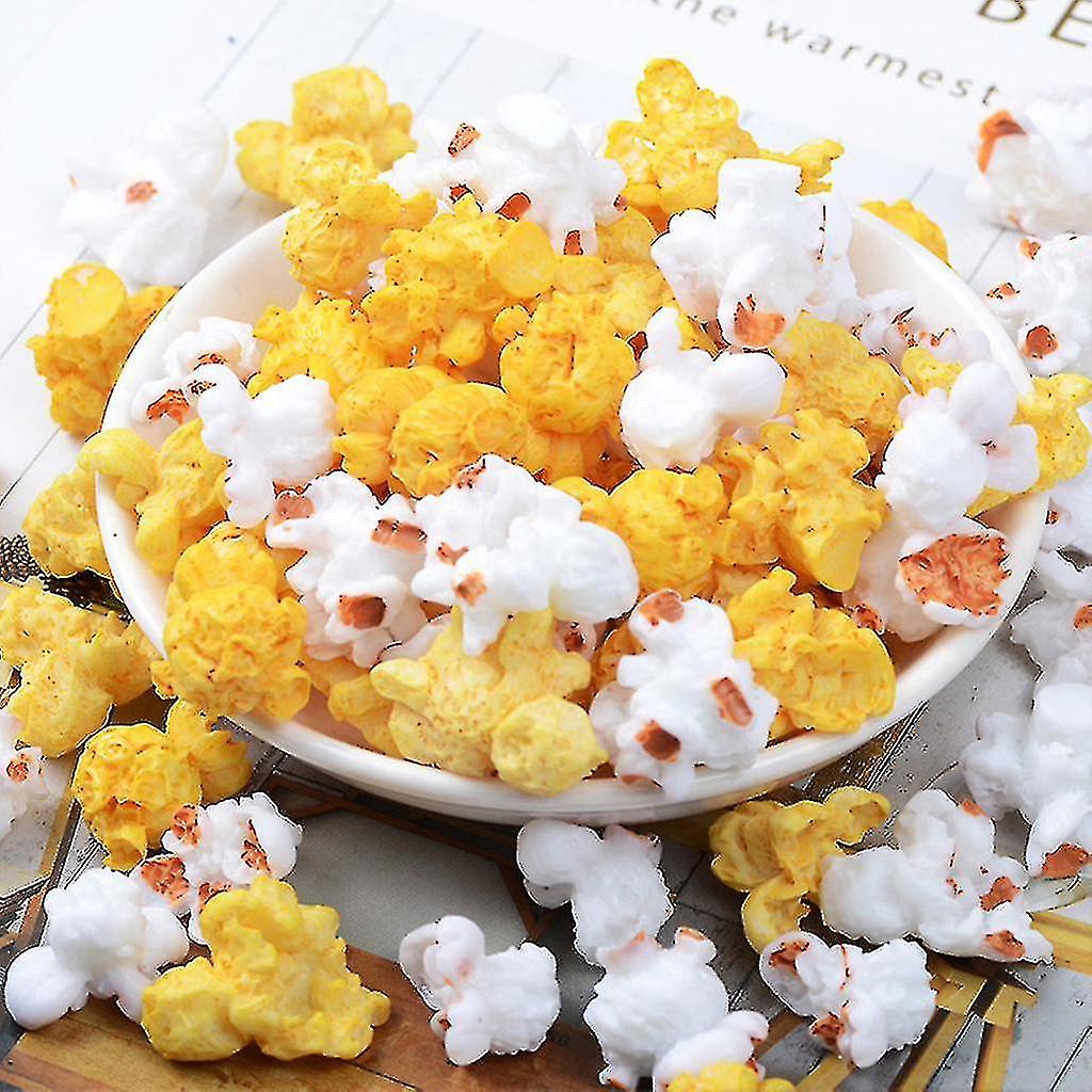 60 Pcs Artificial Popcorns Simulation Fake Food Model For Popcorn Photo ...