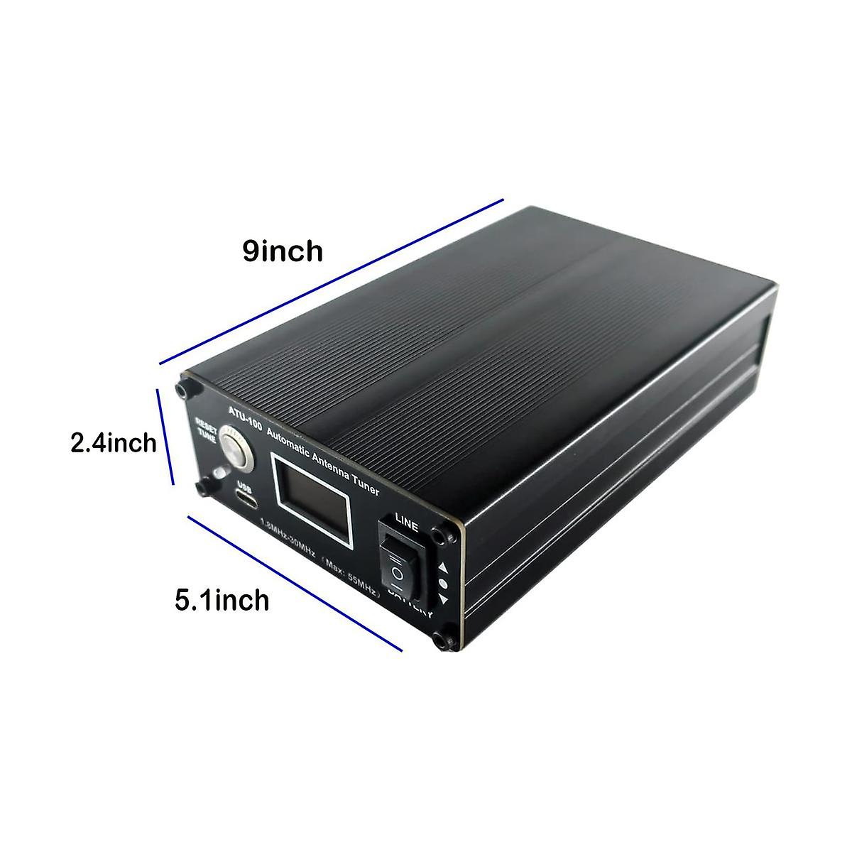 ATU-100 Antennetuner voor Ham Radio 1.8-55MHz Automatische Antenne ...