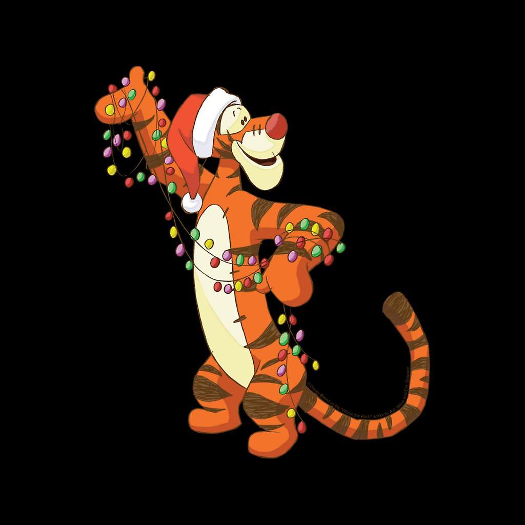 Disney Christmas Tigger Holding Festive Lights Men's Sweatshirt | Fruugo US