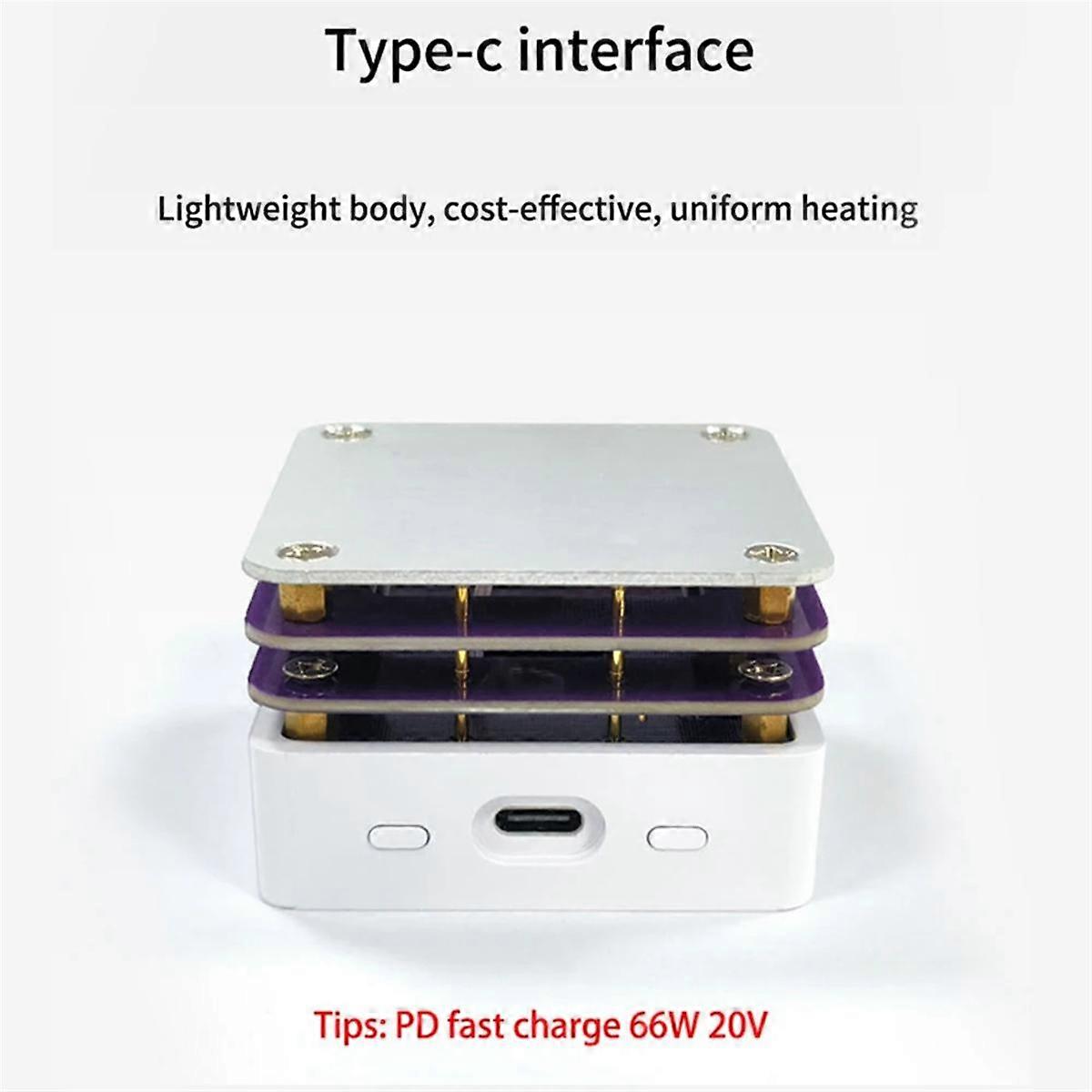 G3061 PD65W Mini Hot Plate Digital Soldering Preheating Rework Station PCB SMD Board Soldering ...