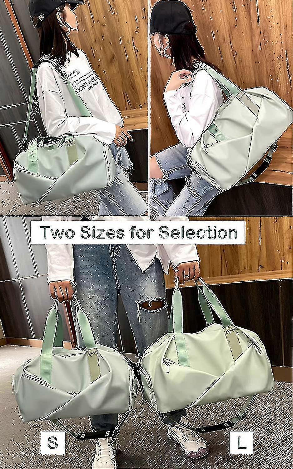 Gym Bag For Women Small Travel Bag With Shoe Compartment Duffle Bag For ...