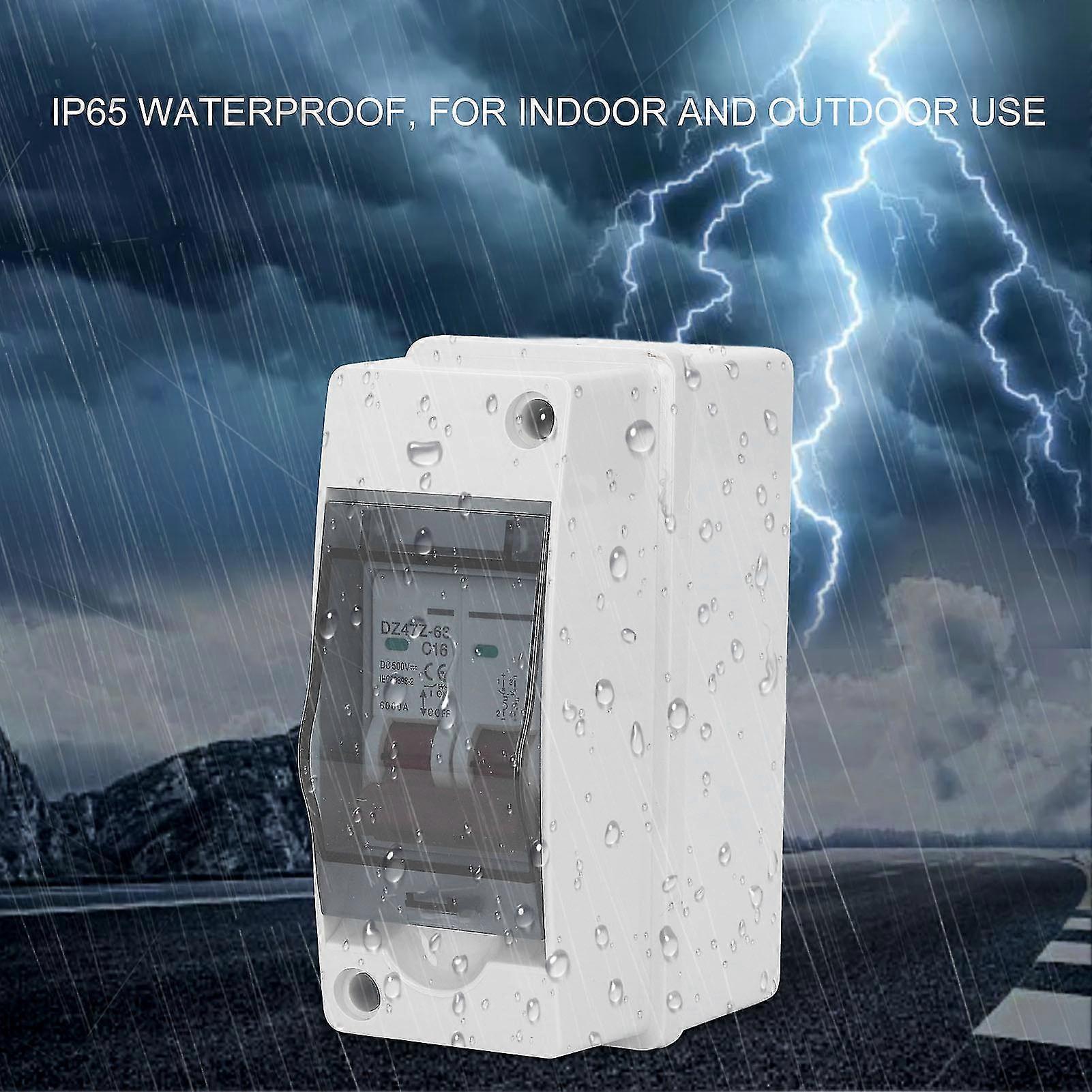 Solar PV Disconnect Switch with IP65 Waterproof Distribution Box and Mini Circuit Breaker ...