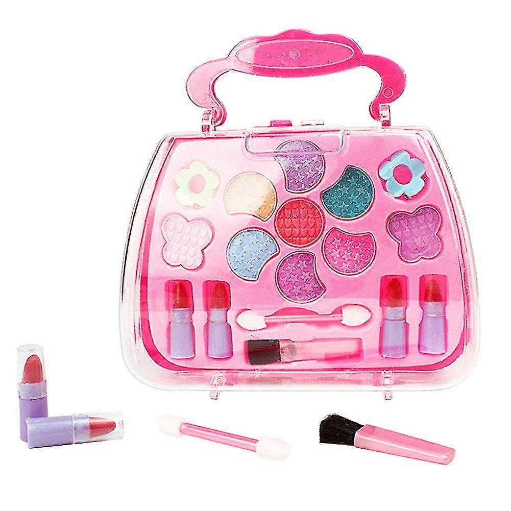 Washable Kids Makeup Set Non-toxic Safety Cosmetics Kit Gifts Box Girls ...