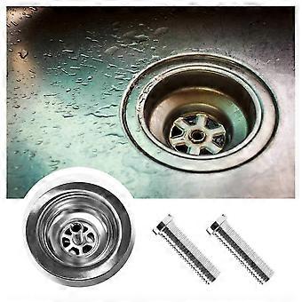 2pcs Kitchen Sink Strainer Screw 304 Stainless Steel Strainer Waste ...