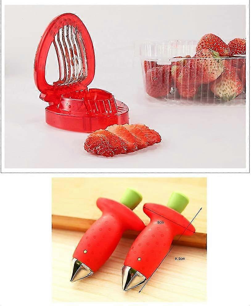Strawberry Tool Set Of 3 Strawberry Extractor 2 Pieces + Strawberry ...