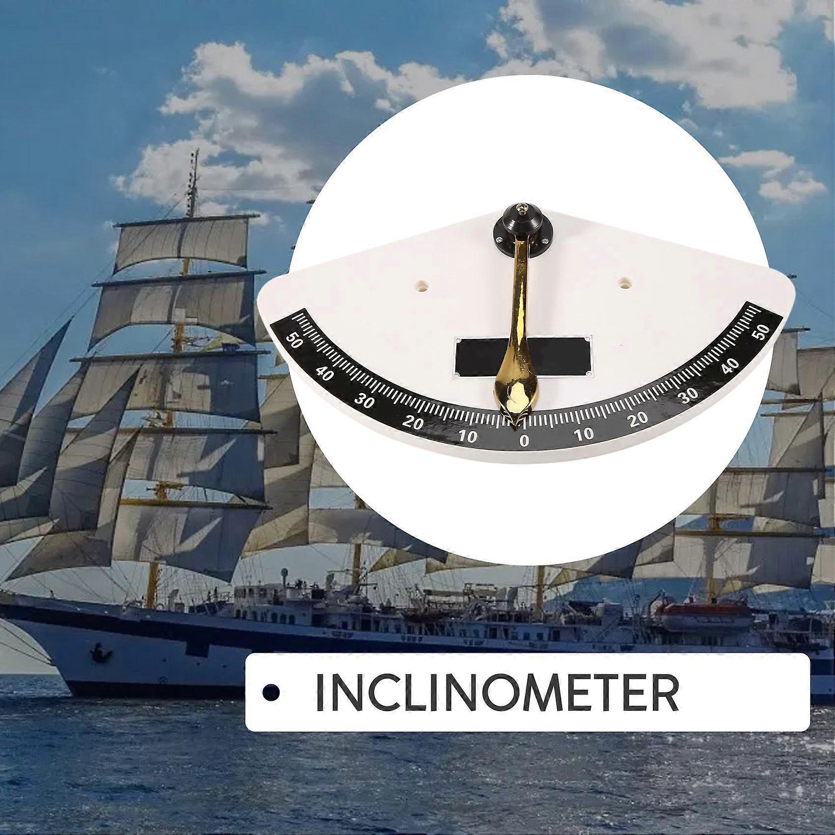 Inclinometer Marine Clinometer Level Inclinometer Angle Finder Instrument for Ships Boats Yachts ...