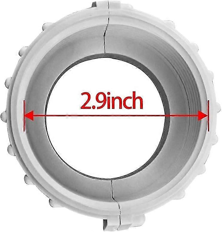 Spa Hot Tub Heater Split Nut Unions With Gasket/o-rings (2 Pack ...