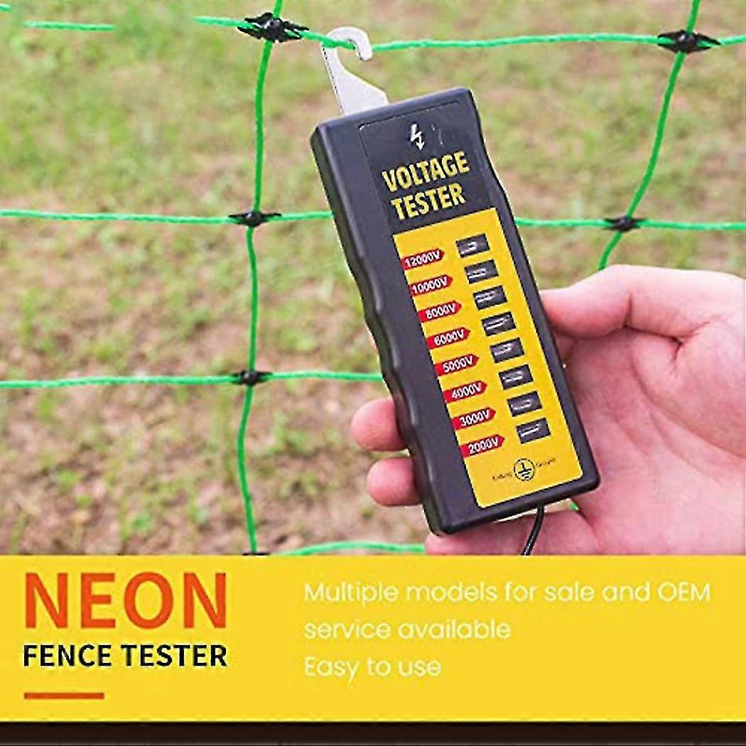 12000v Farmer's Fence Voltage Testing Tool ,electric Fence Voltage ...