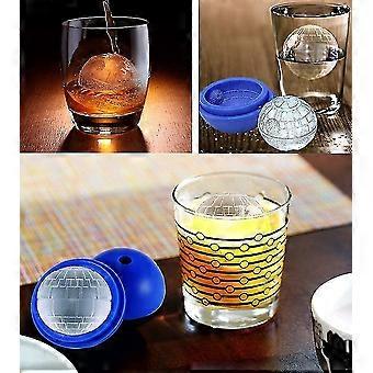 2pack 3d Death Star Wars Silicone Ice Cube Moulds, Death Star Ice Mould ...