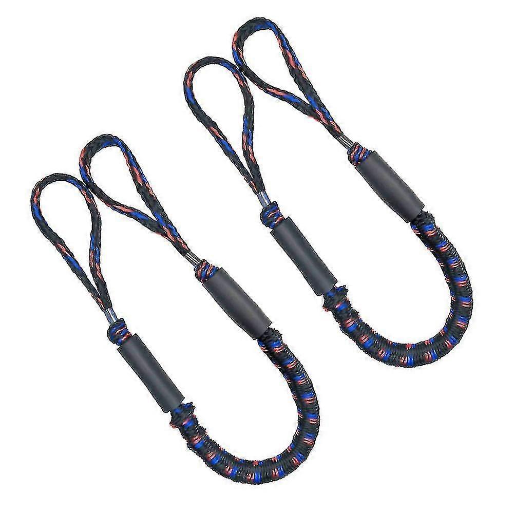 2pcs 1000kg Bearing Elastic Ropes Wharf Dinghy Marine Boat Bungee Dock ...