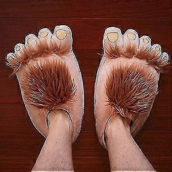 Luxurious Unisex Adult Hobbit Feet Slippers Halfling Plush Slippers ...