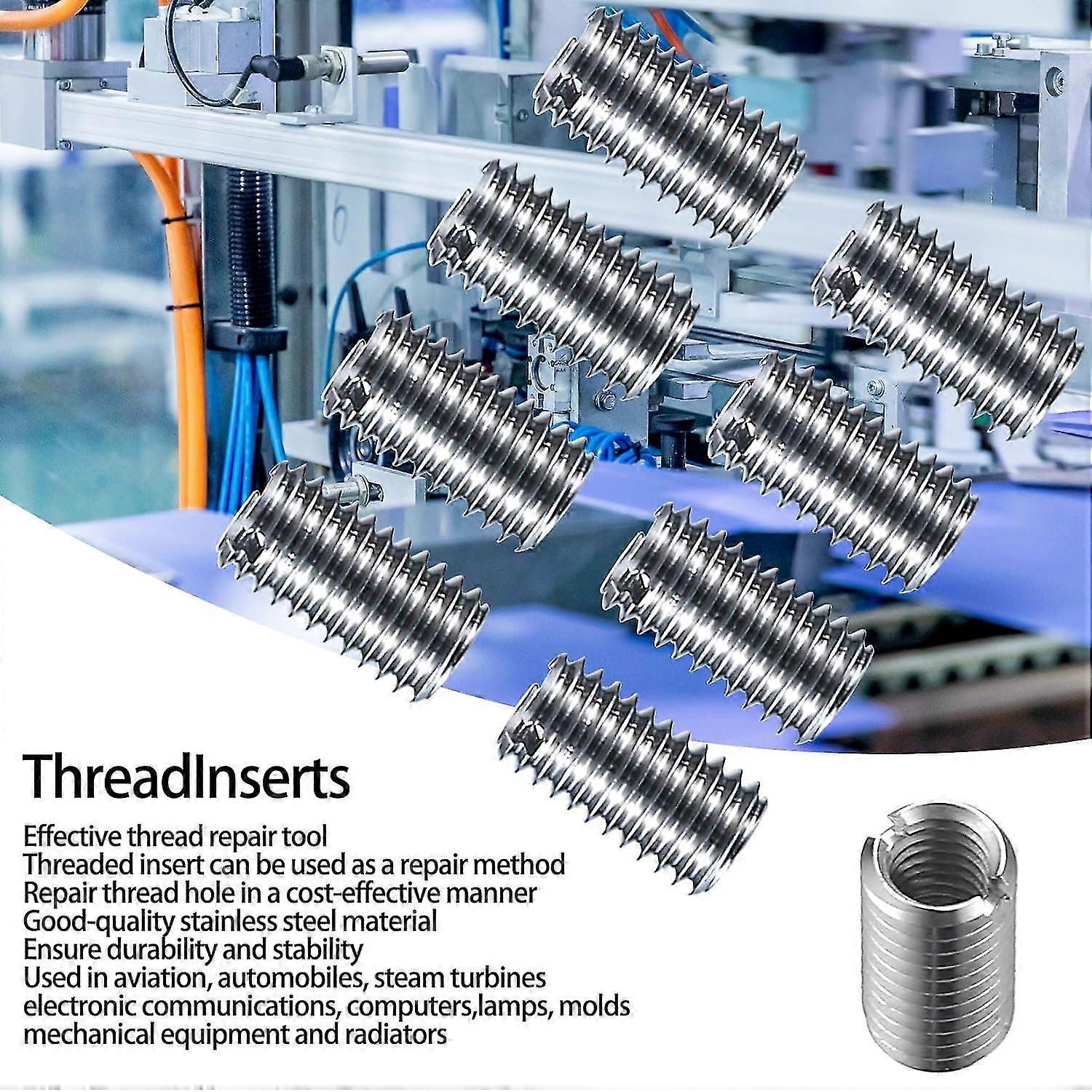 20 Pcs Thread Inserts Kit - M8 To M6 Thread Reducer | Fruugo UK