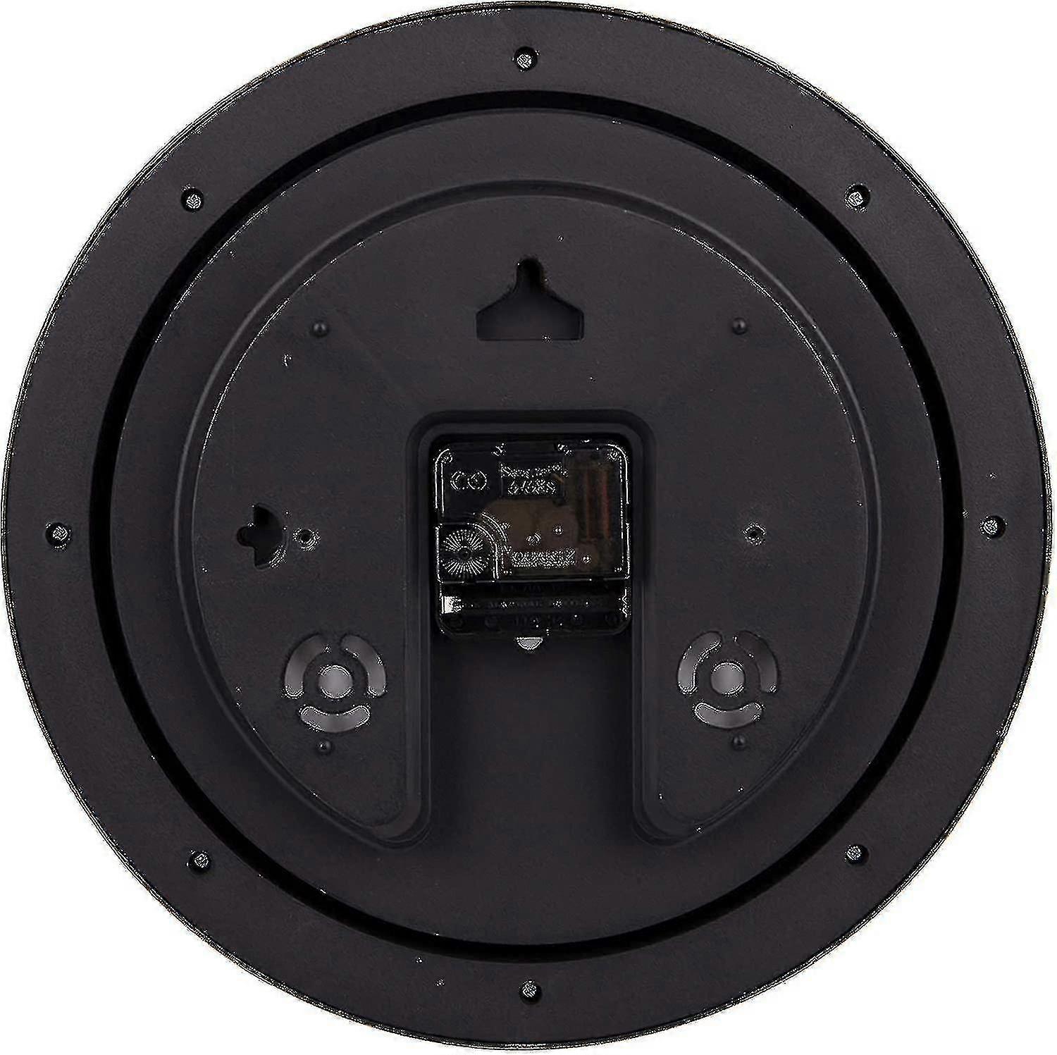 12-inch Retro Wall Clock, Vintage Round Decorative Wall Clock, Silent ...