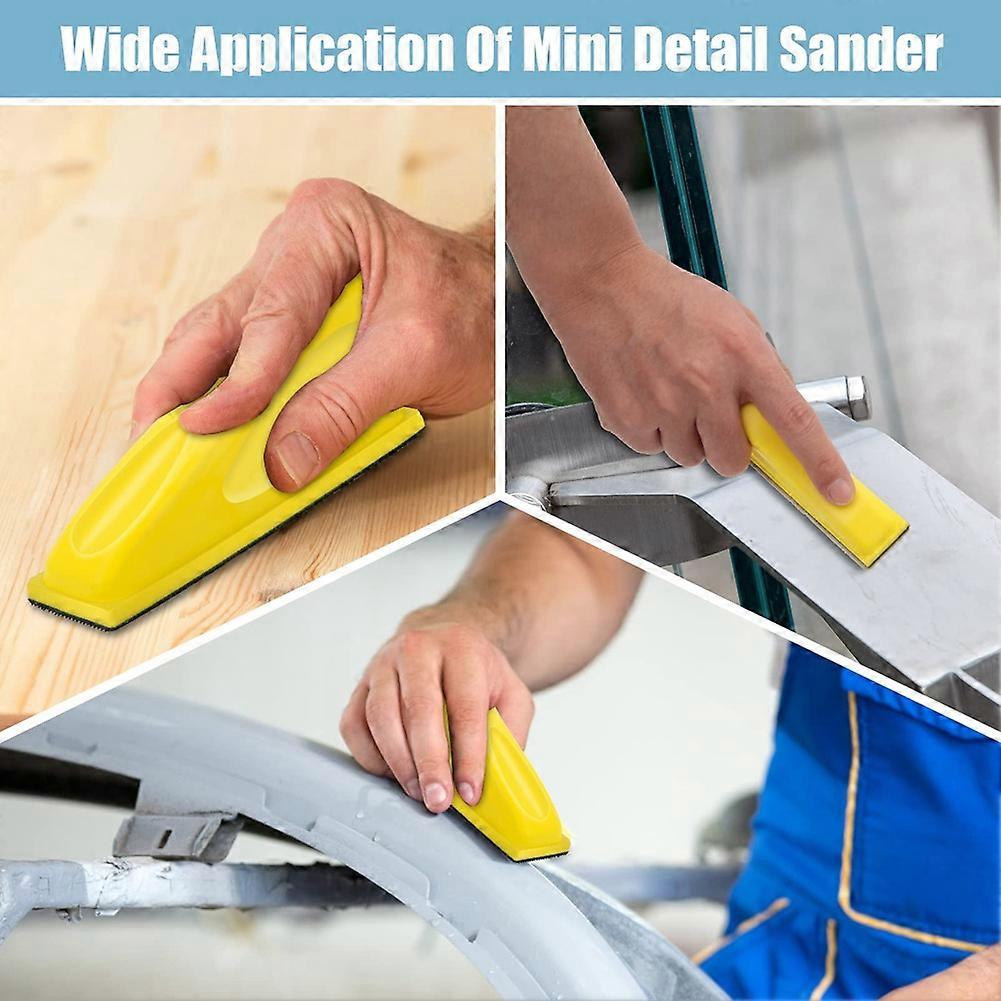 Detail Sander and Sandpaper Set, Mini Sander for Detail Work Finger ...