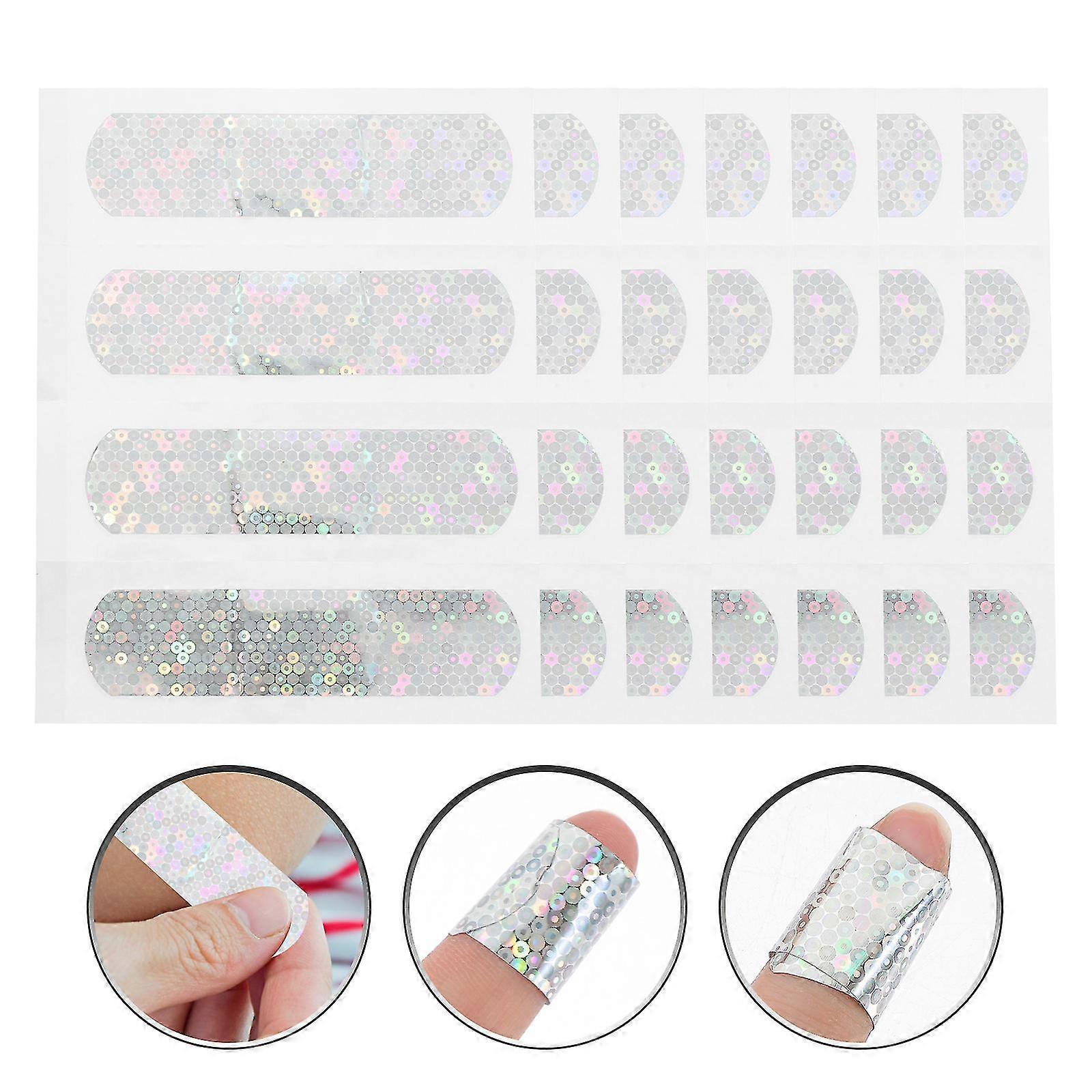 100Pcs Breathable Wound Bandages Glitter Wound Bandages Wound ...