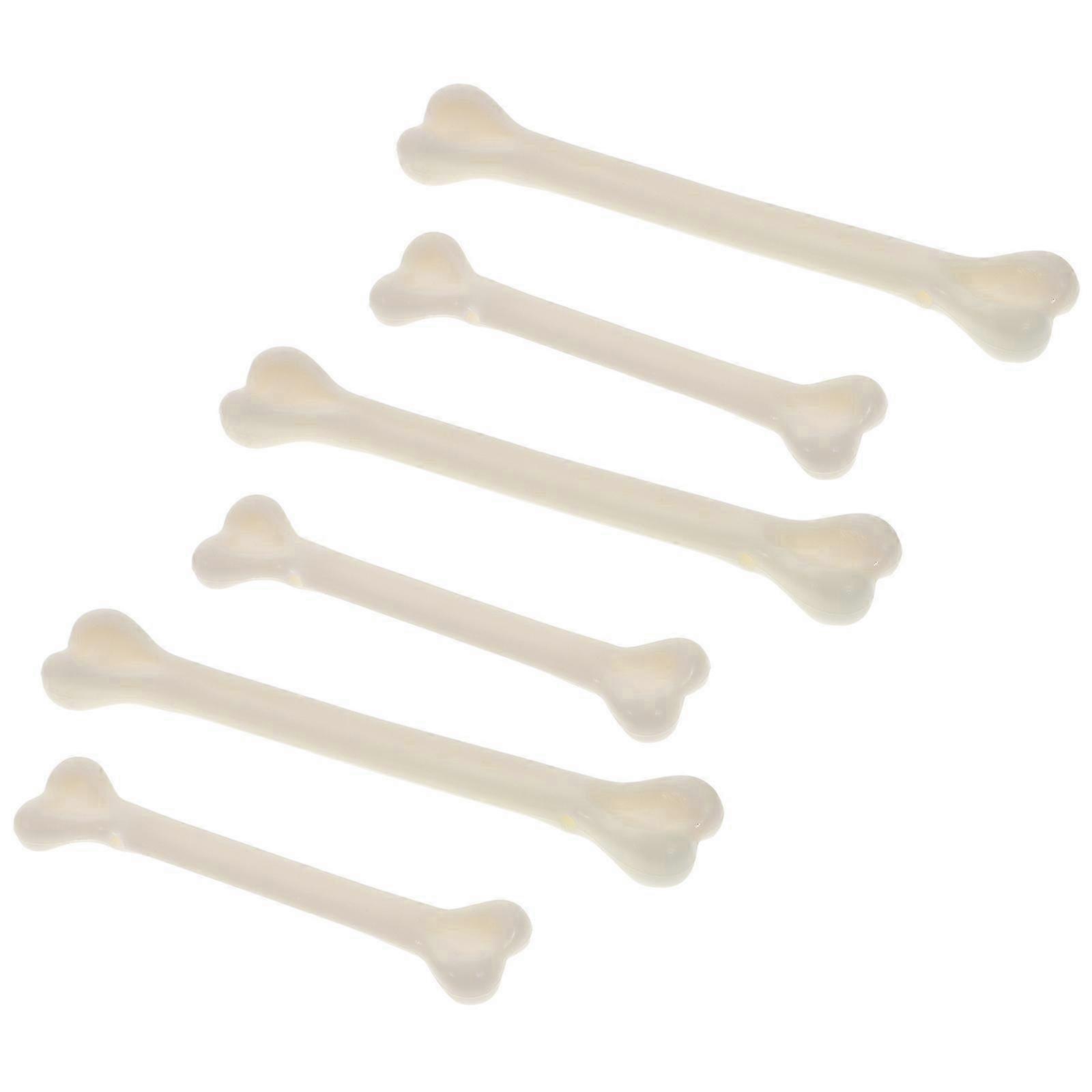 48pcs Fake Bones Plastic Bones Artificial White Bones Halloween Fake ...