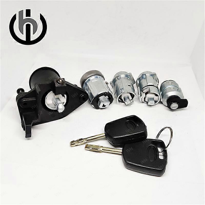 Complete set of door locks for Ford Fiesta MK5 Fusion 1479661-2001, OEM ...