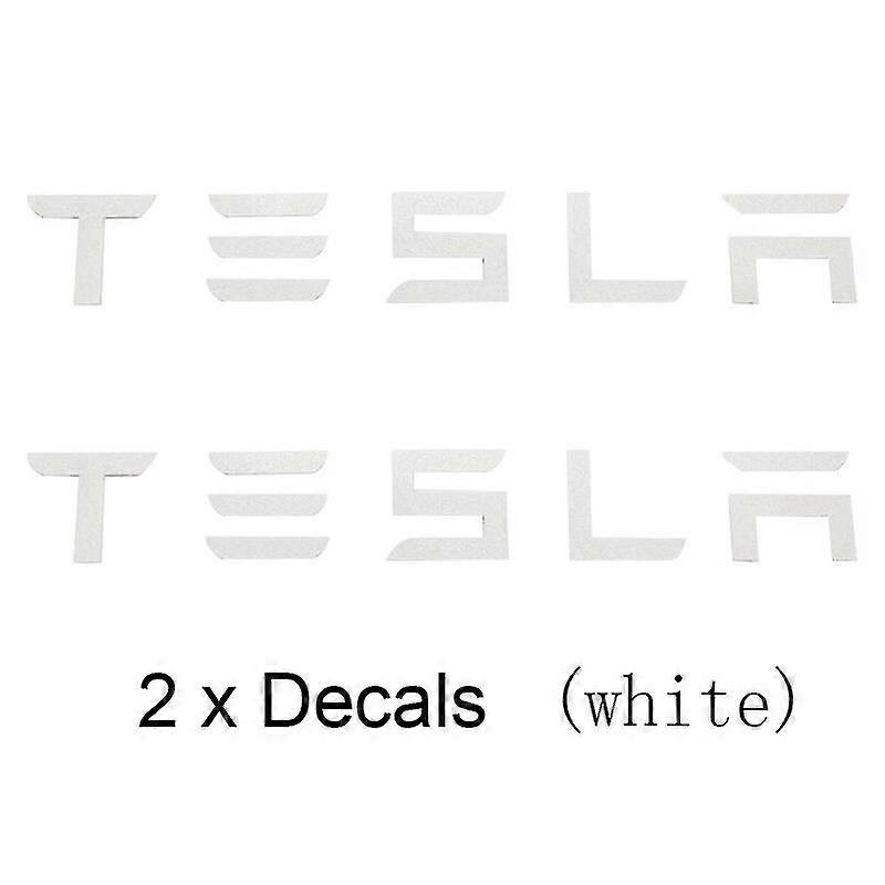 Logo Tekst Vinyl Decal Sticker Sticker Decal Voor Tesla Model 3 Y S X ...