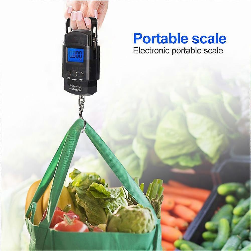 50kg Portable Digital Scale ABS Plastics Prolonged Durable Electronic ...