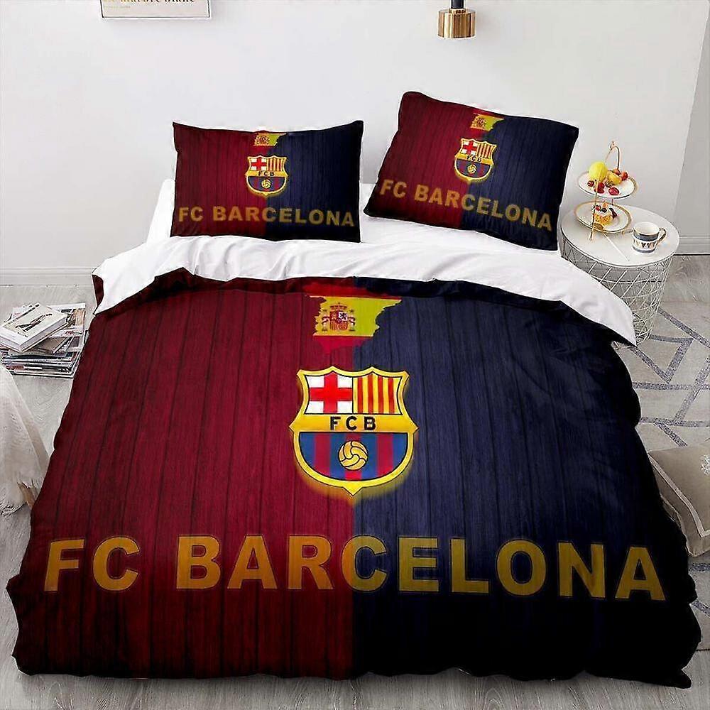 v2486 Bed Sheets FC Barcelona Football Club Logo Colorful Duvet Cover ...