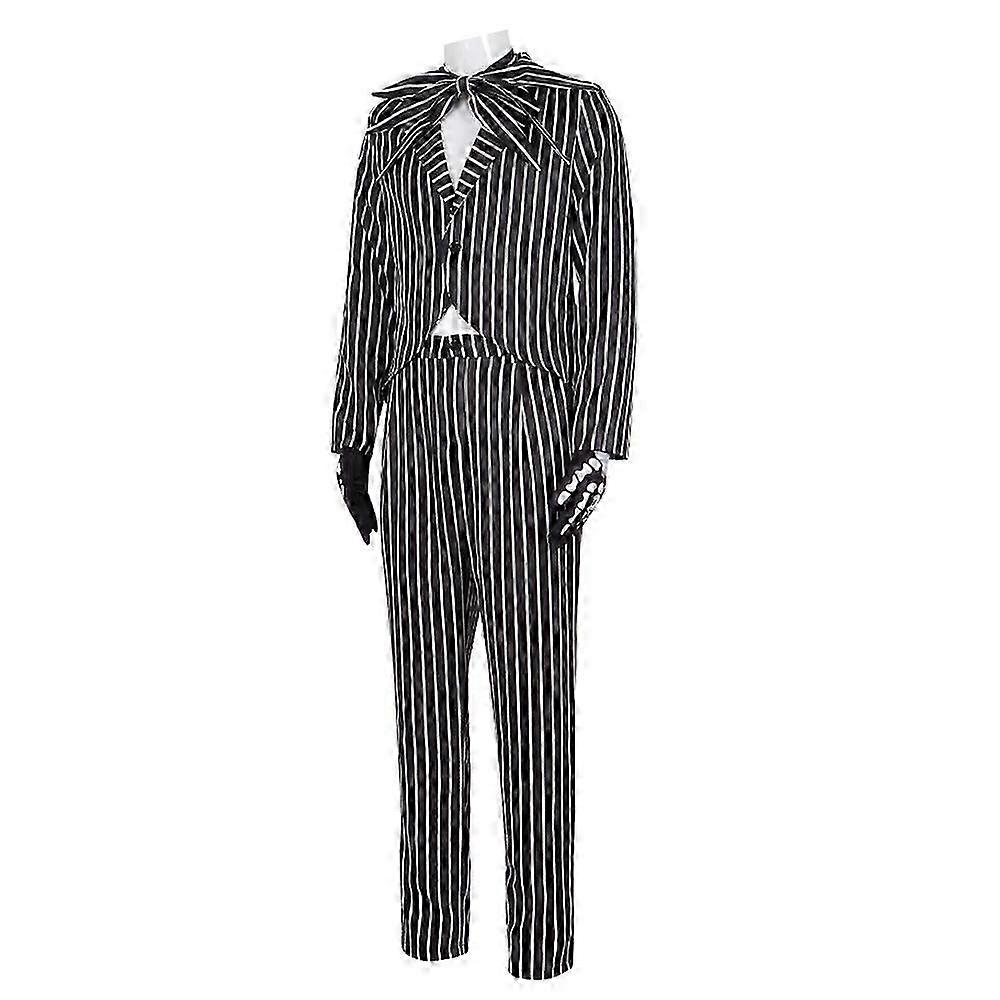 Adult Mens The Nightmare Before Christmas Jack Skellington Cosplay ...