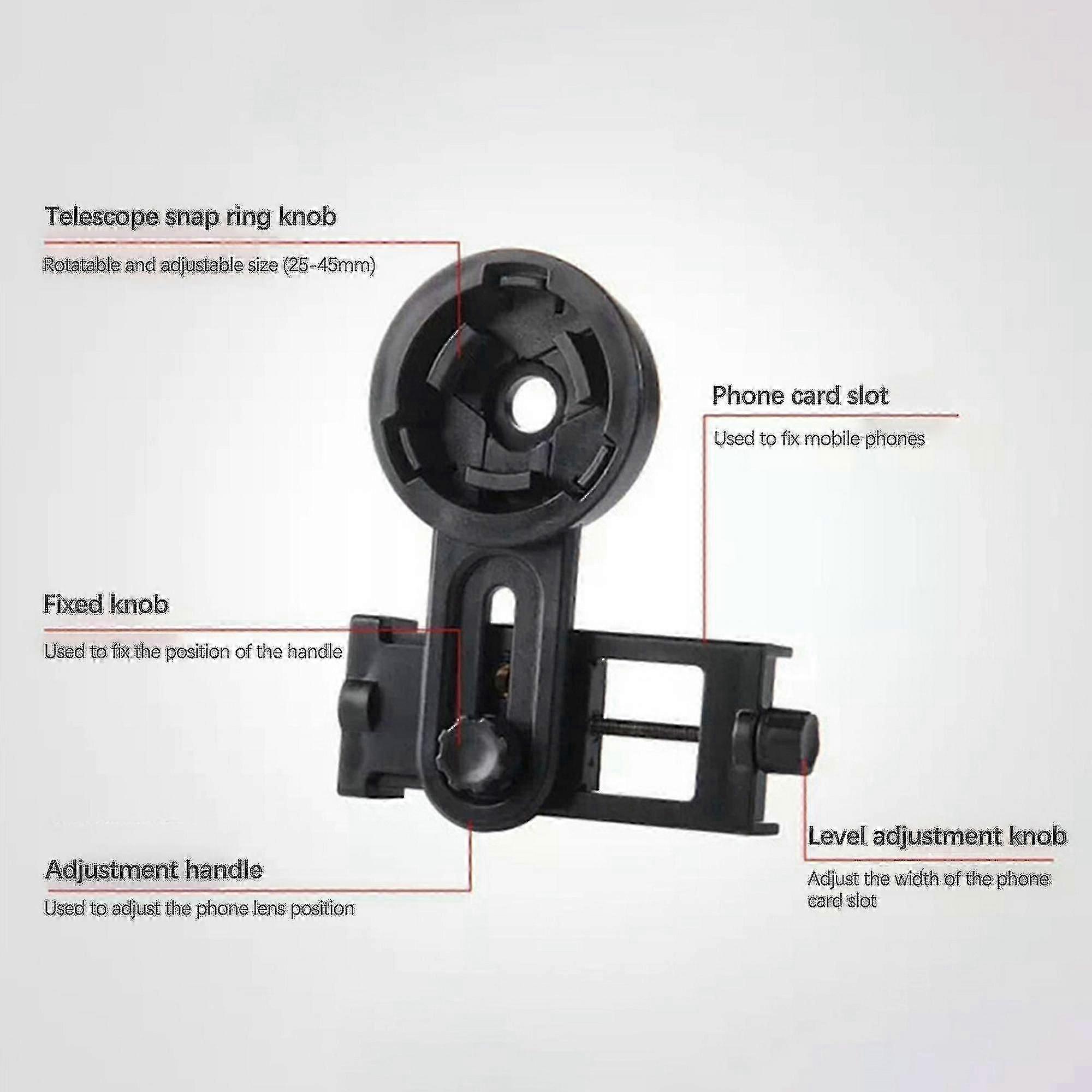 Universal Phone Adapter Mount Monocular Binocular Spotting Scope ...