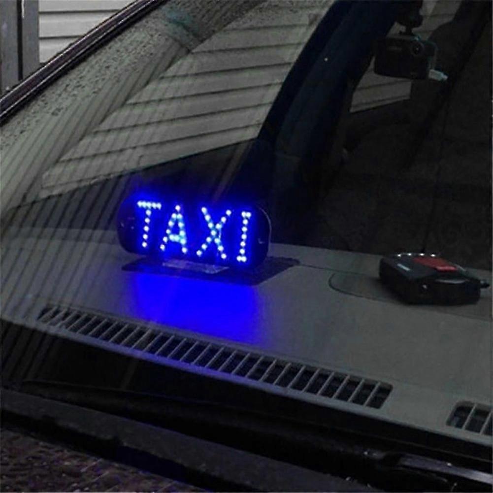 Taxi Cab Windscreen Windshield Sign LED Light Car High Brightness Lamp ...