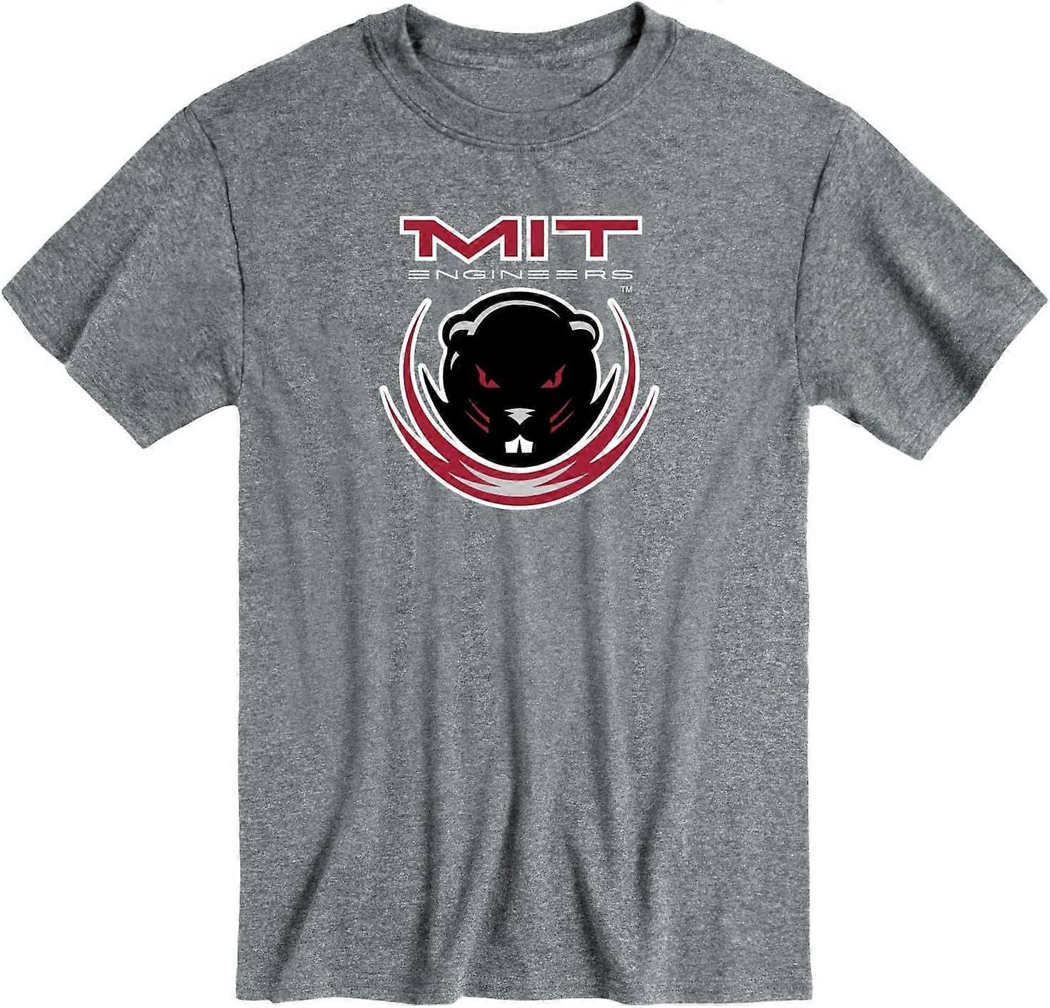 Mit Engineers - Charcoal Grey - Spirit Logo Adult Unisex Short-Sleeve T ...