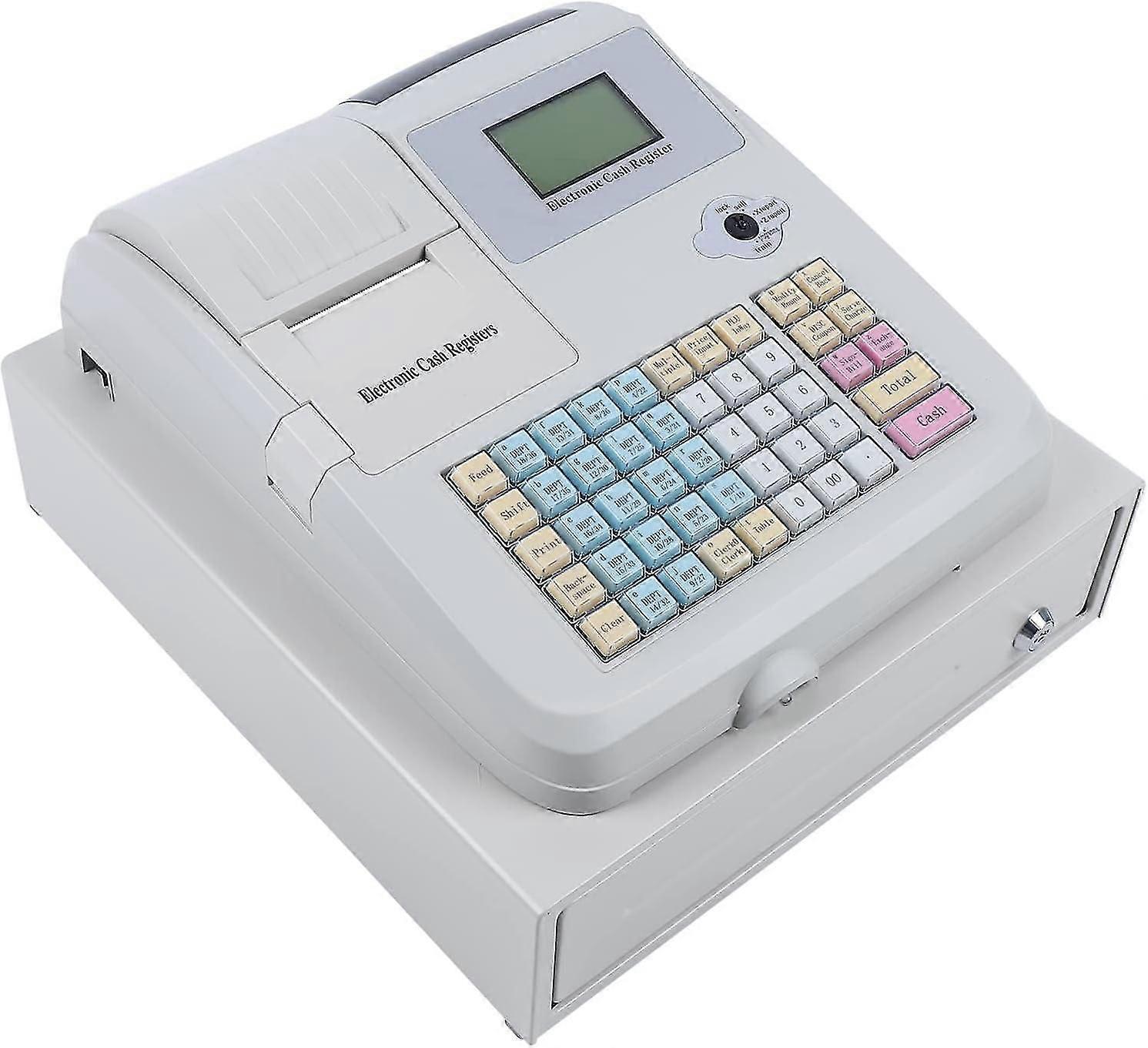 Cash Register, Electronic Cash Register with Removable Cash Tray and ...